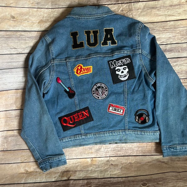 Rock N Roll Jean Jacket - Etsy