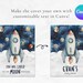 Space Printable Baby Book, Astronaut Memory Book Pages, Baby Milestone ...
