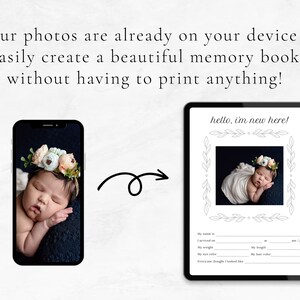 Baby Book Digital Planner, Baby Memory Book Pages, Baby Milestone ...