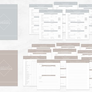 Printable Home Management Binder for Important Documents | Family ...