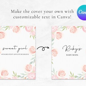 Baby Book Printable | My First Year Baby Memory Book for Moms | Newborn ...