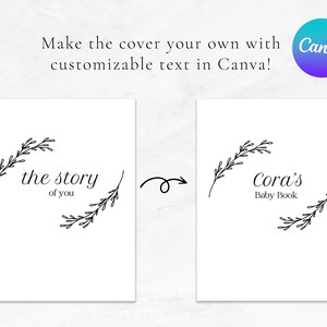 Baby Book Digital Planner, Baby Memory Book Pages, Baby Milestone ...