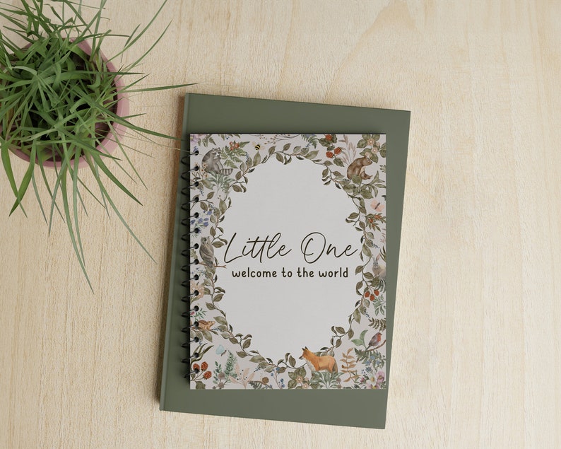 Printable Baby Milestone Keepsake Book, Baby’s First Year Memory Book ...