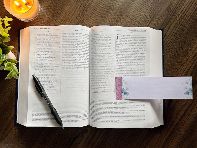 Printable Bible Margin Notes Tip-in Sheets, Bible Study Blank Insert ...