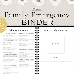 Printable Home Management Binder for Important Documents Family ...