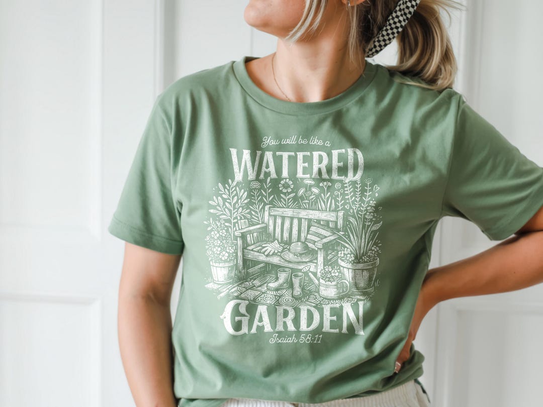Christian Gardening Png, Christian Woman Gift for Plant Lover, Vintage ...