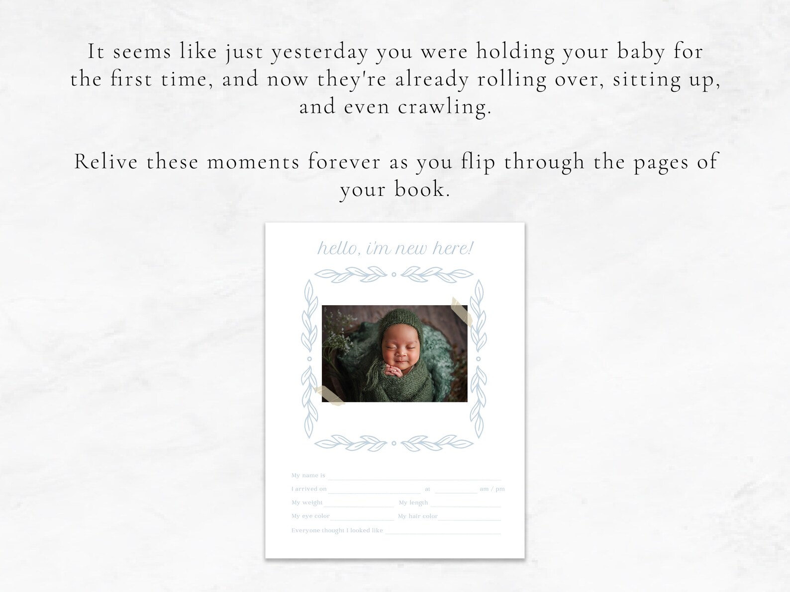 Printable Baby Book,baby Shower Gift,baby Book Pages,baby Milestone ...