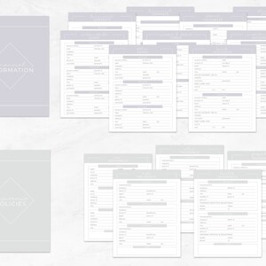 Printable Home Management Binder for Important Documents | Family ...