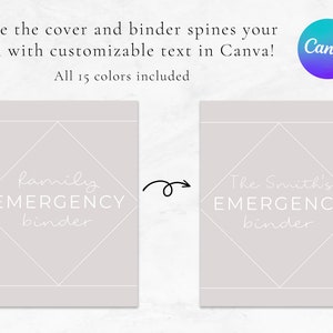 Printable Home Management Binder for Important Documents | Family ...
