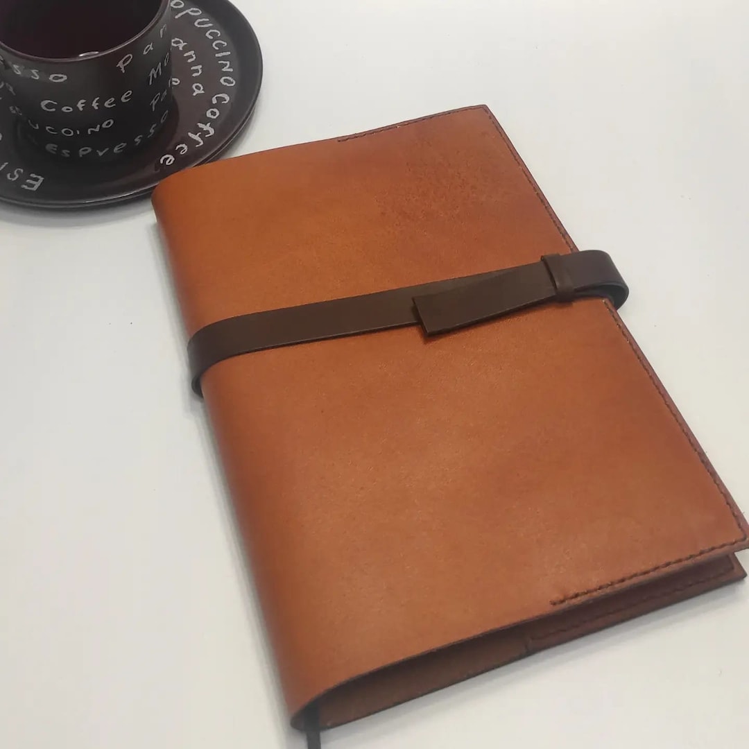 Leather Book Case, Book Cover, Handmade, Genuine Leather - Etsy