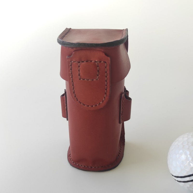 Golf Ball Leather Pouch - Etsy