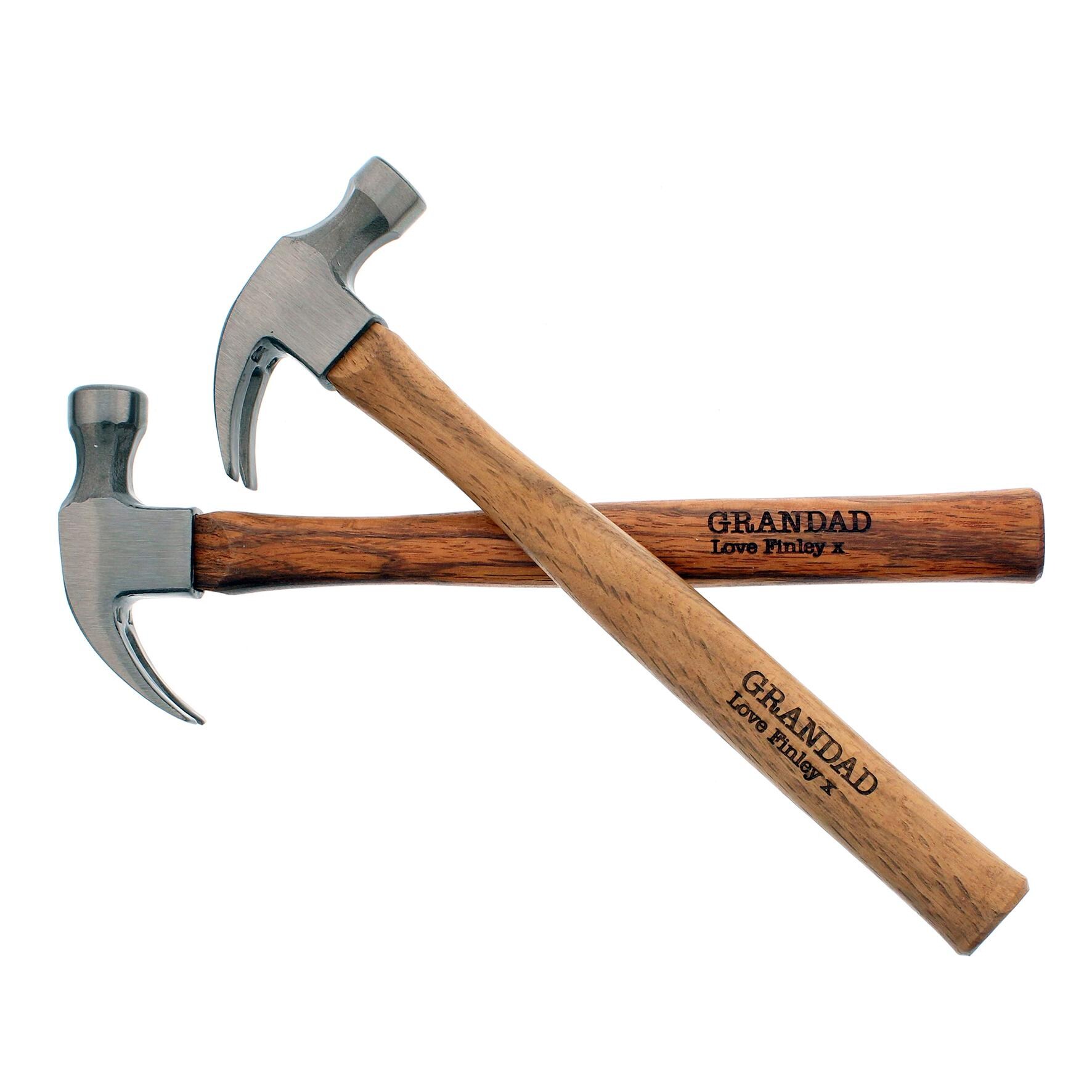 Personalised Draper Claw Hammer - for Him, Father's Day, Christmas ...