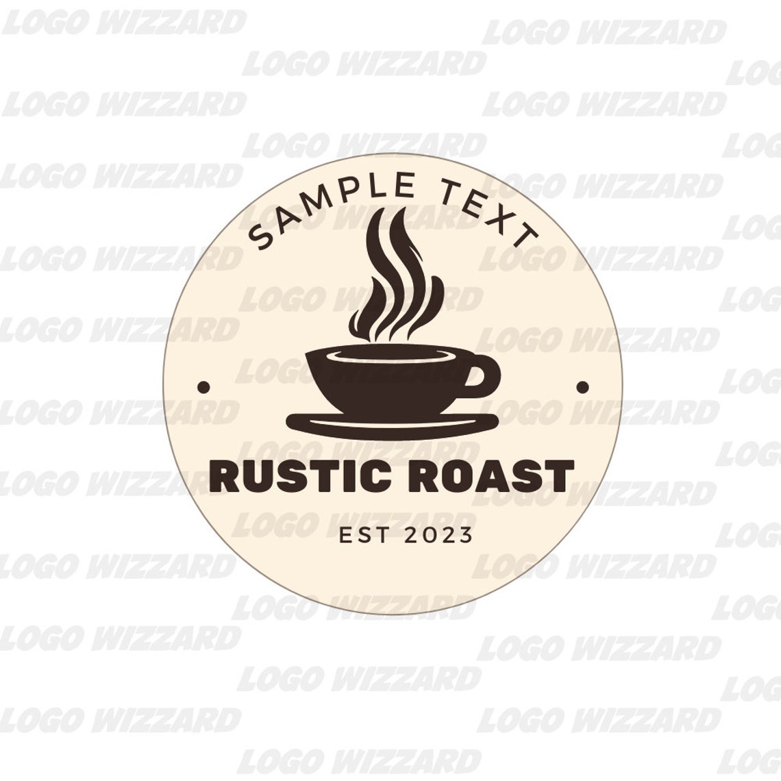 Coffee Shop Logos Café Logos DIY Logo Design Template - Etsy
