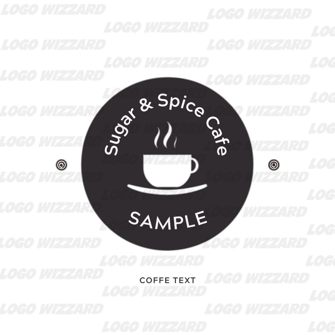Coffee Shop Logos, Café Logos, DIY Logo Design Template, Coffee Mug ...
