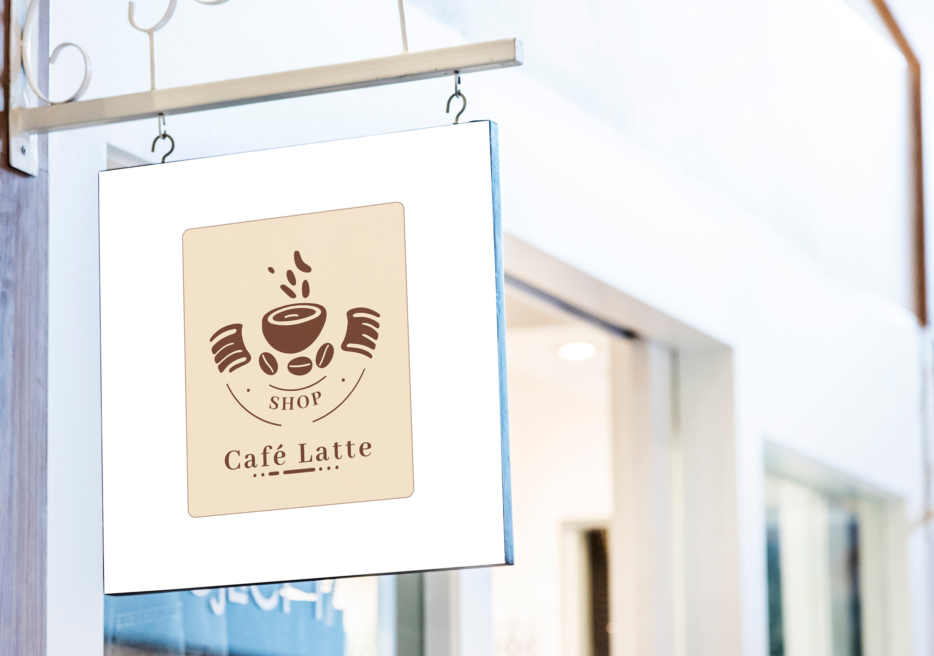 Coffee Shop Logos Café Logos DIY Logo Design Template - Etsy