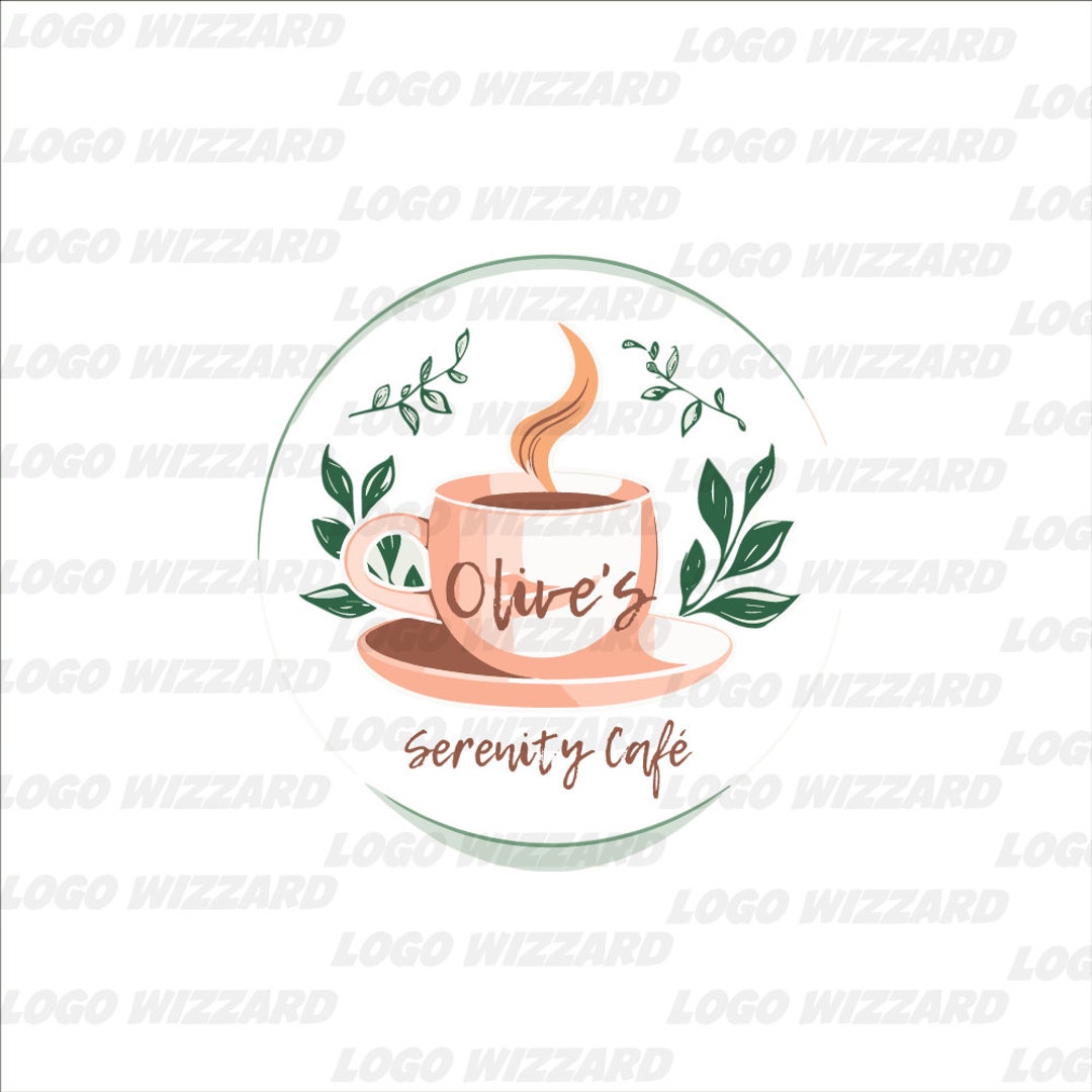 Coffee Shop Logos, Café Logos, DIY Logo Design Template, Coffee Mug ...