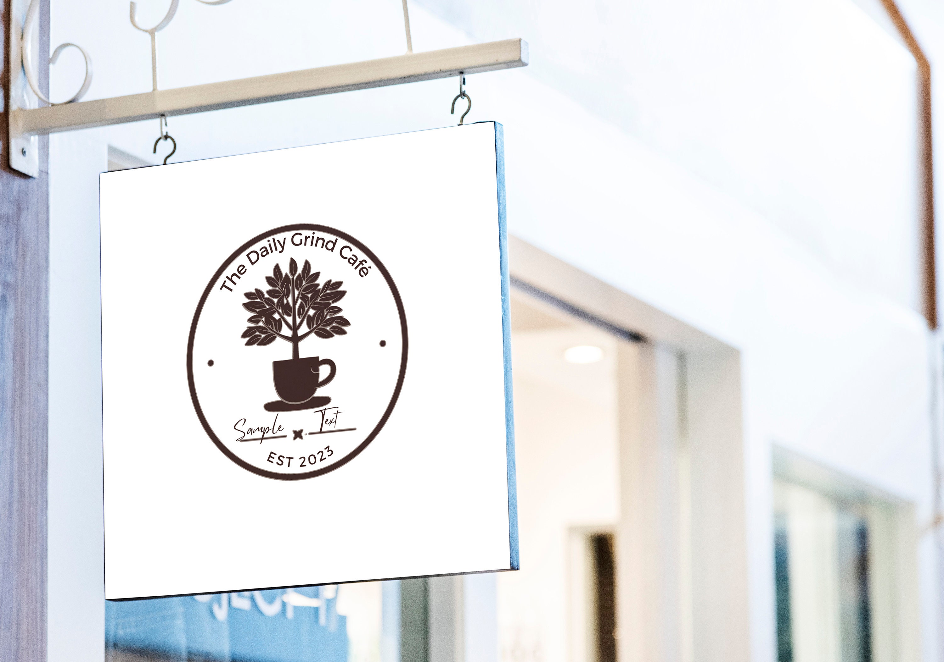 Coffee Shop Logos, Café Logos, DIY Logo Design Template, Coffee Mug ...