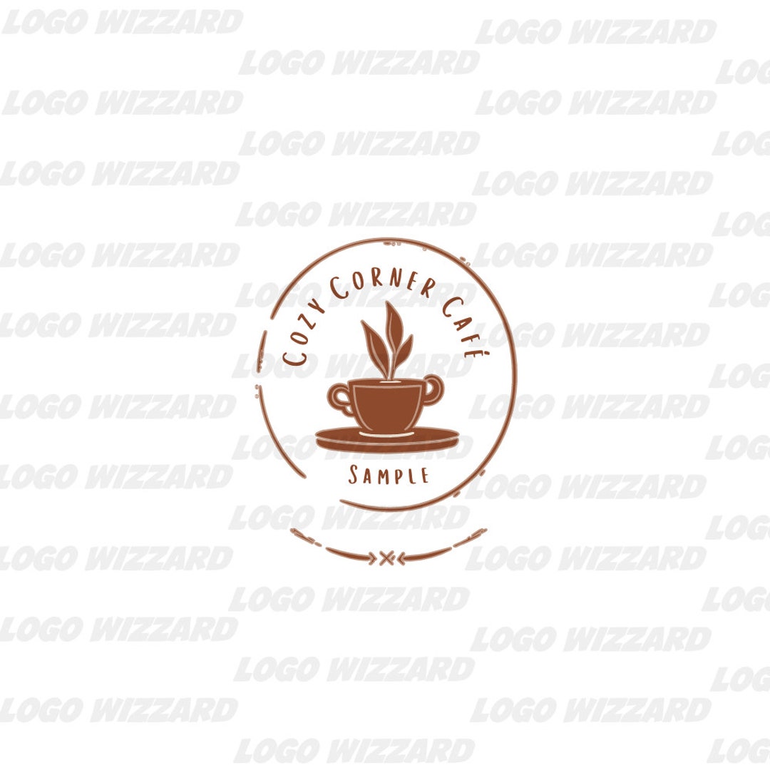 Coffee Shop Logos, Café Logos, DIY Logo Design Template, Coffee Mug ...