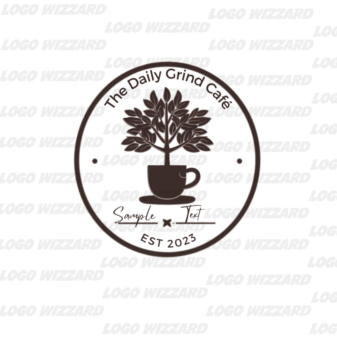 Coffee Shop Logos, Café Logos, DIY Logo Design Template, Coffee Mug ...