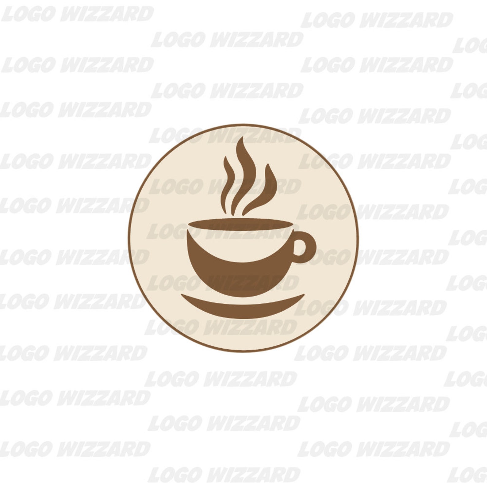 Coffee Shop Logos, Café Logos, DIY Logo Design Template, Coffee Mug ...