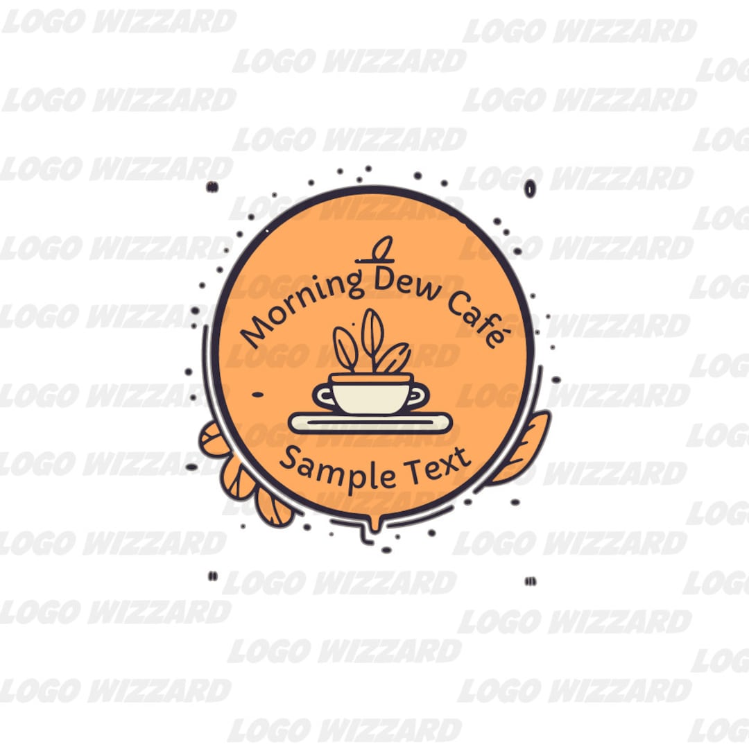 Coffee Shop Logos, Café Logos, DIY Logo Design Template, Coffee Mug ...