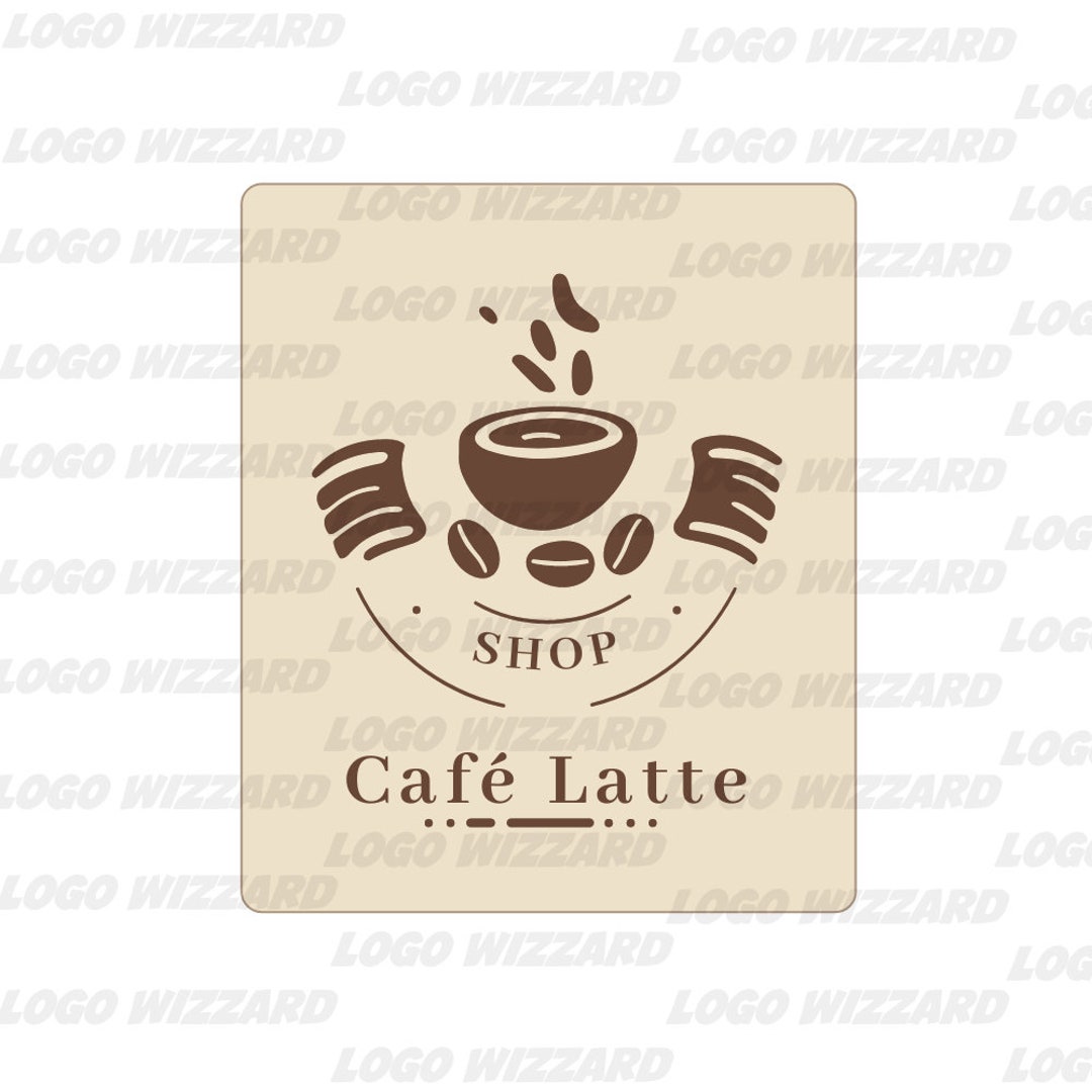 Coffee Shop Logos, Café Logos, DIY Logo Design Template, Coffee Mug ...