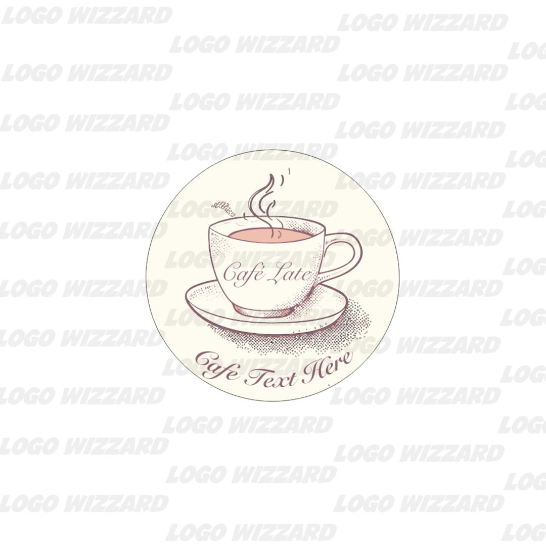 Coffee Shop Logos, Café Logos, DIY Logo Design Template, Coffee Mug ...