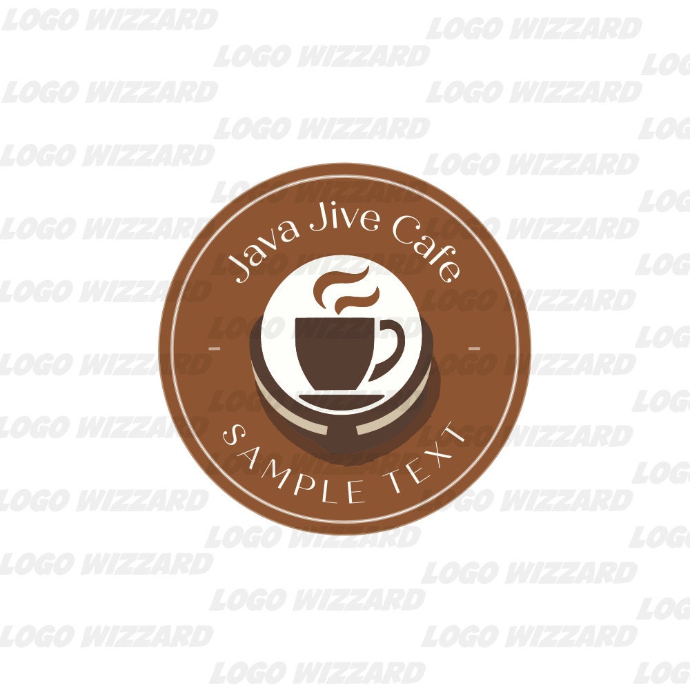 Coffee Shop Logos Café Logos DIY Logo Design Template - Etsy