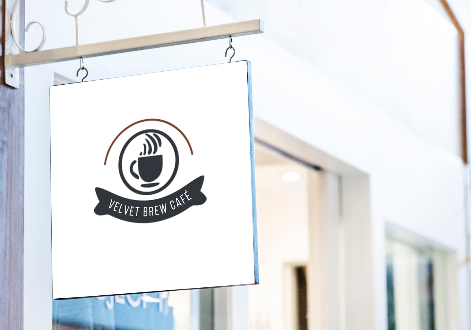 Coffee Shop Logos, Café Logos, DIY Logo Design Template, Coffee Mug ...