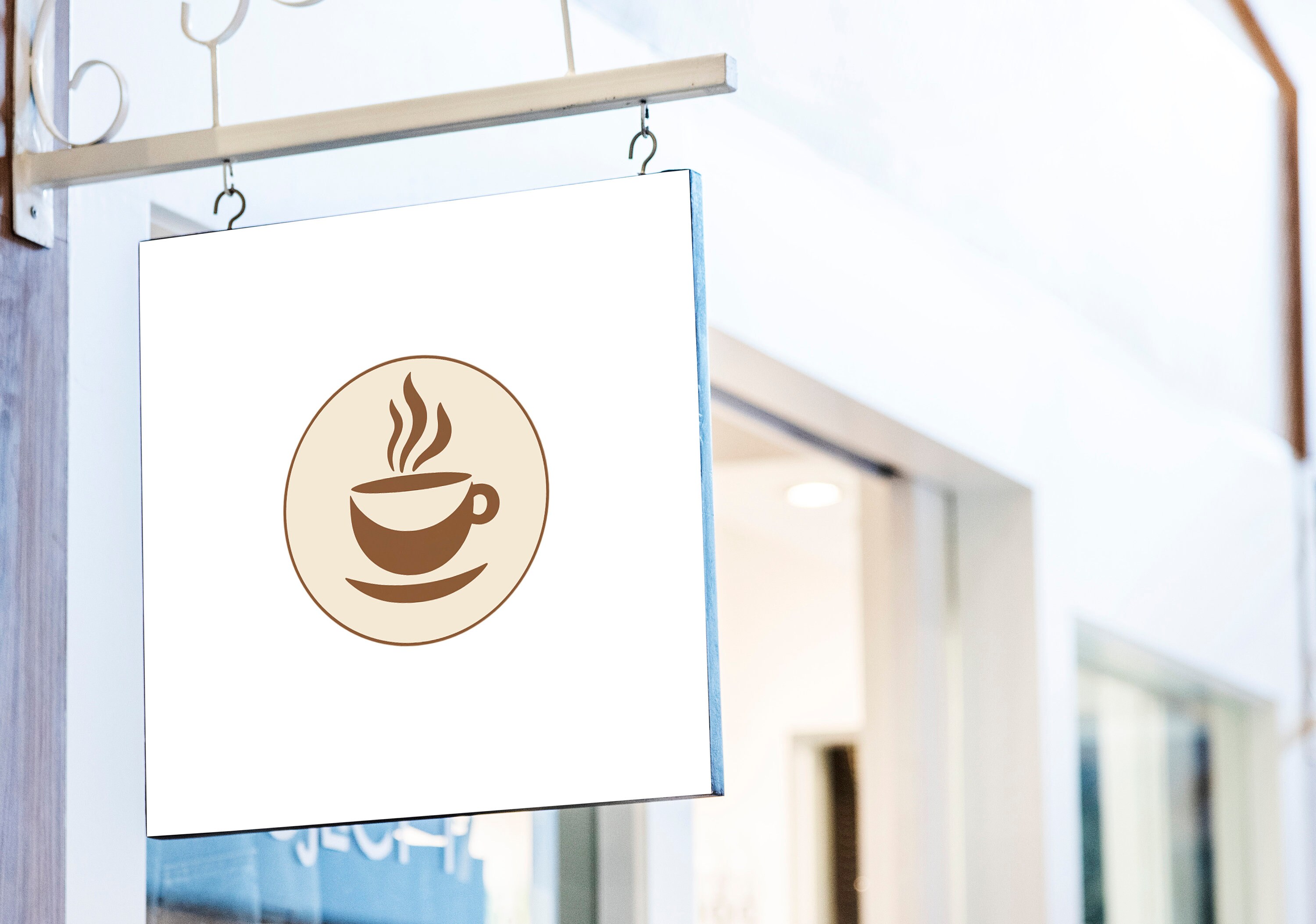 Coffee Shop Logos, Café Logos, DIY Logo Design Template, Coffee Mug ...