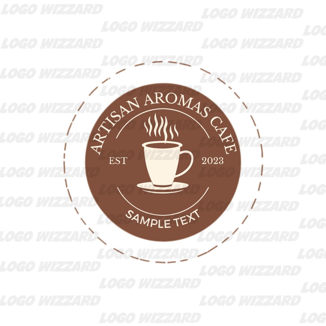 Coffee Shop Logos, Café Logos, DIY Logo Design Template, Coffee Mug ...