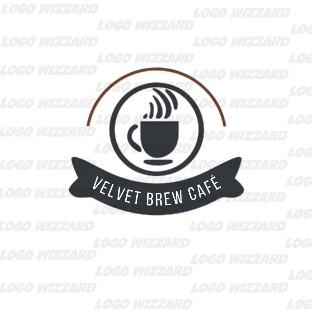 Coffee Shop Logos, Café Logos, DIY Logo Design Template, Coffee Mug ...