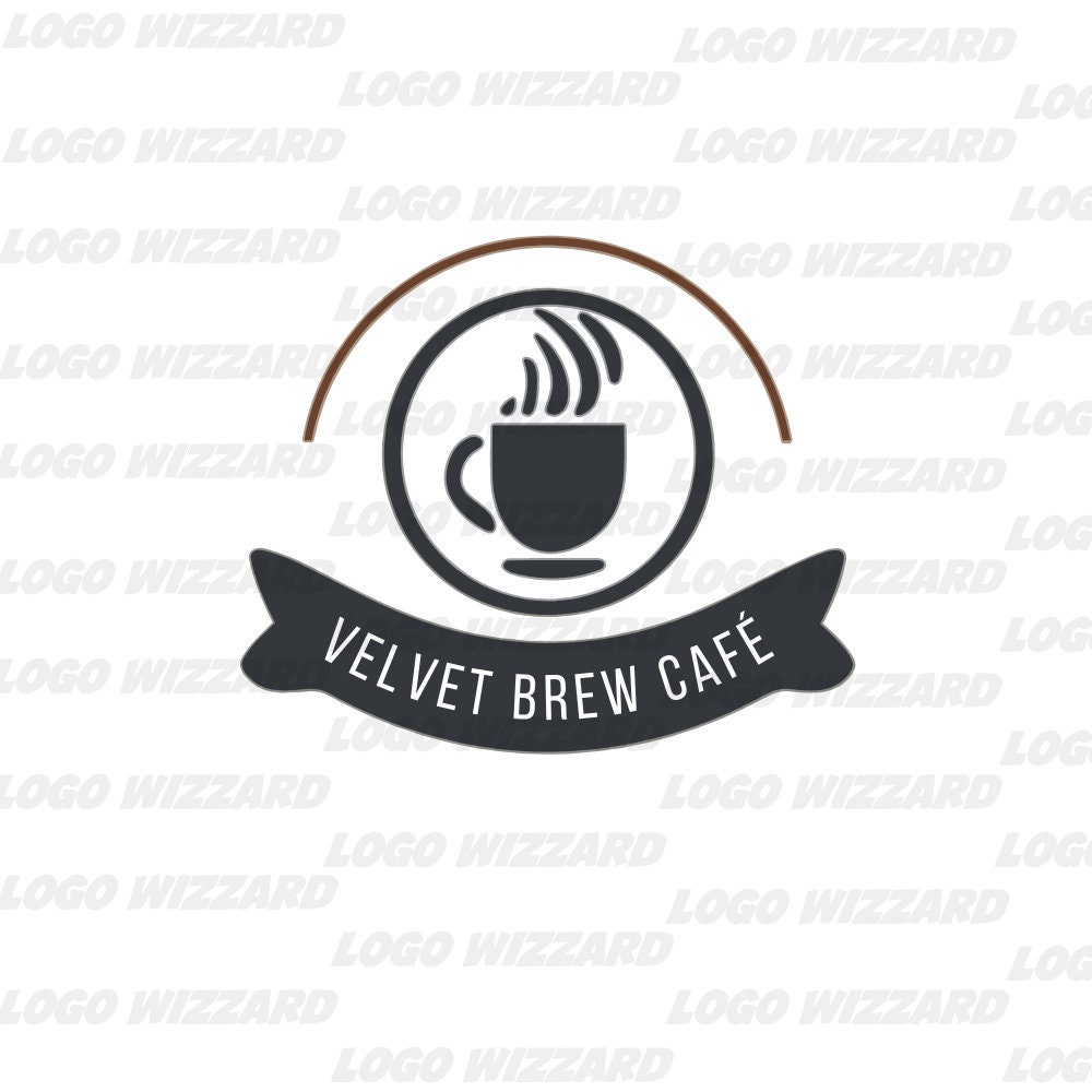 Coffee Shop Logos Café Logos DIY Logo Design Template - Etsy Australia