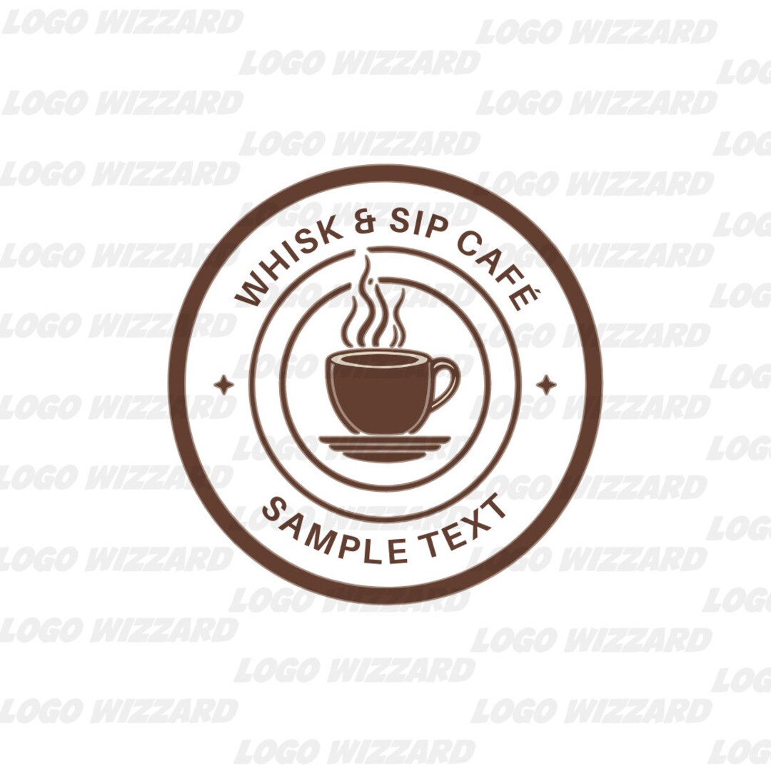 Coffee Shop Logos, Café Logos, DIY Logo Design Template, Coffee Mug ...