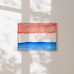 Vintage US Flag Colors Art, Vintage Flag Print, United States Flag ...