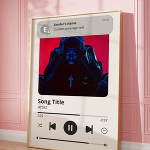 Personalized Spotify Album Cover | Custom Song Poster, Personalized ...
