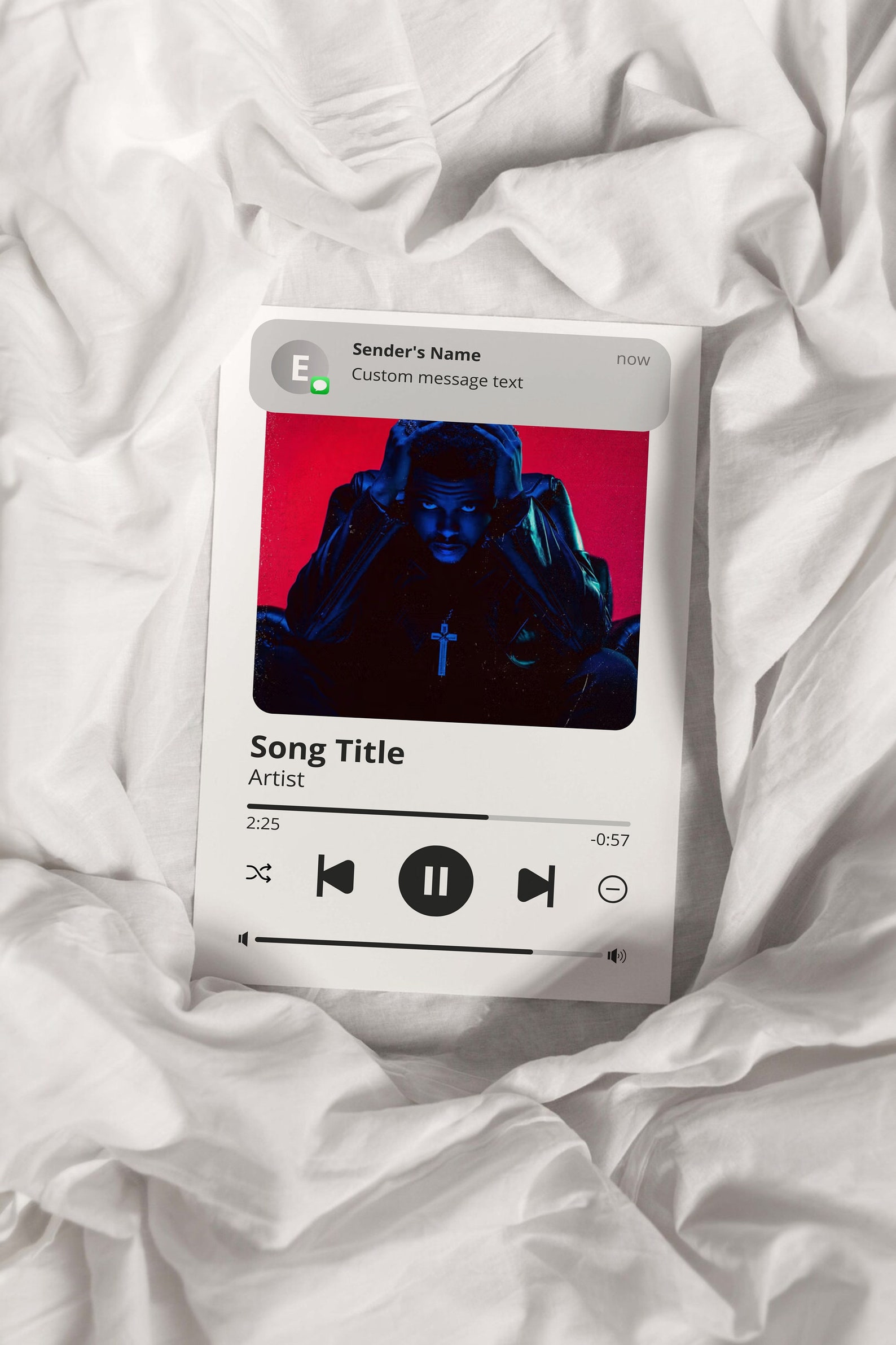 Personalized Spotify Album Cover | Custom Song Poster, Personalized ...