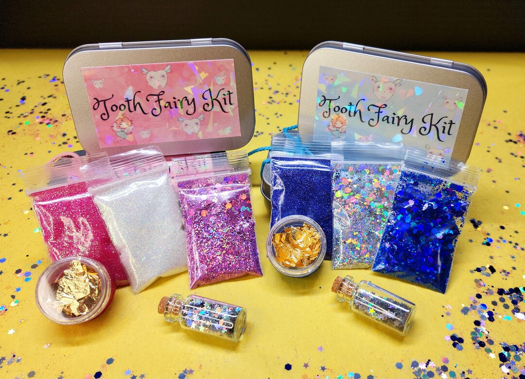 Tooth Fairy Kit: Personalized Letter, Dust, Receipts in Metal Tin - Etsy