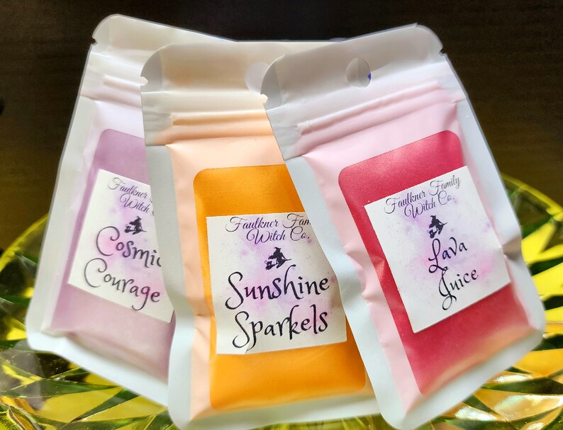 Cosmic Courage Mini Potion Kit: Shimmering Powders & Dried Flowers - Etsy