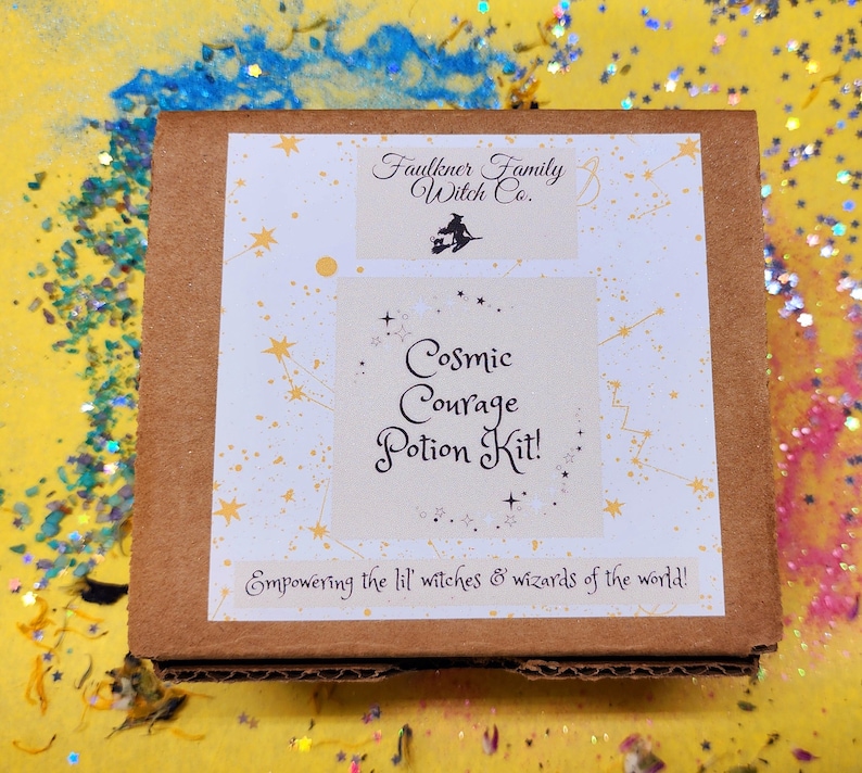 Cosmic Courage Mini Potion Kit: Shimmering Powders & Dried Flowers - Etsy