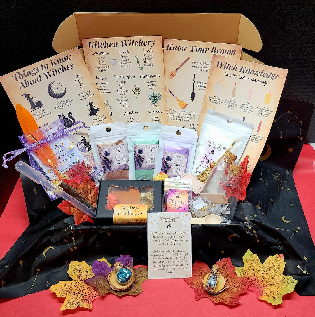 Young Witch Magic Potion Kit: Magic Fizzing Powder, Herbs, Silver Charm ...