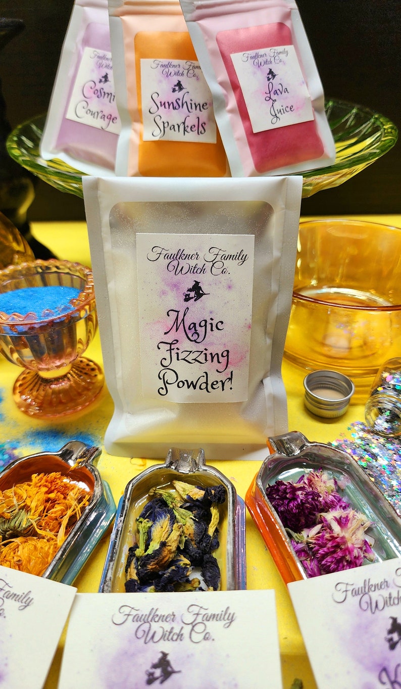Cosmic Courage Mini Potion Kit: Shimmering Powders & Dried Flowers - Etsy