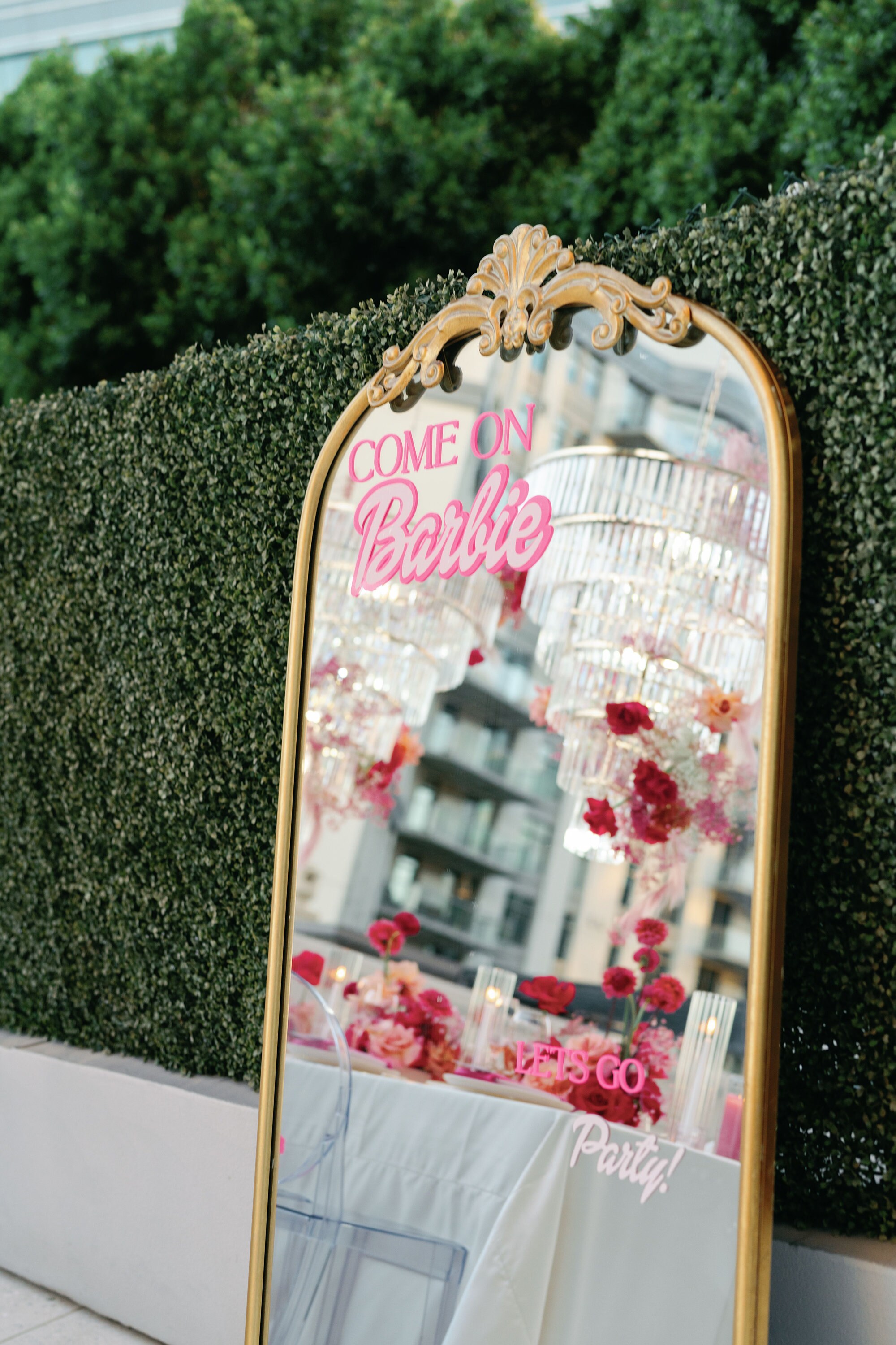 Barbie Mirror Decal Barbie Party Decor Barbie Mirror Vinyl - Etsy