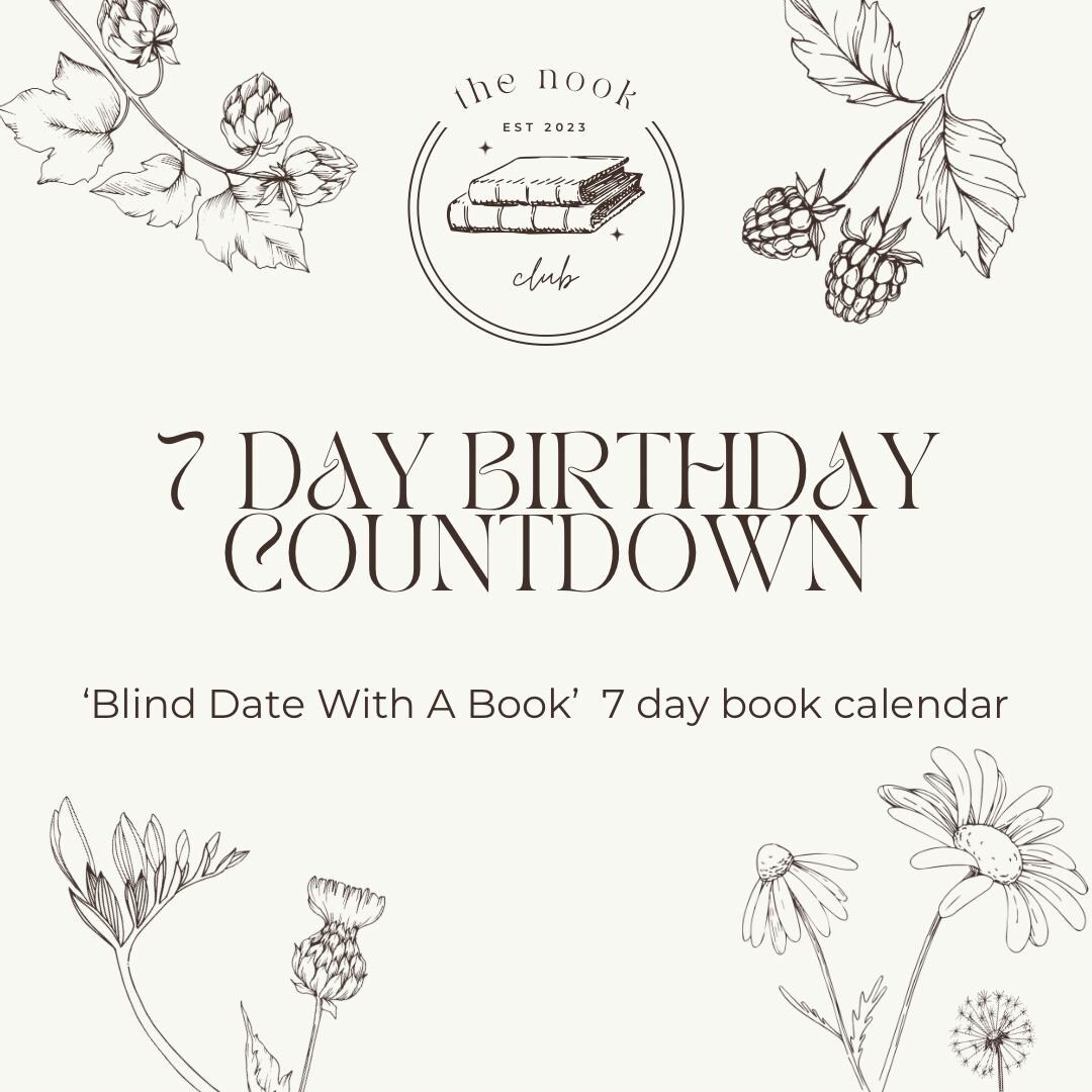 Book Birthday Countdown Calendar, Blind Date With A Book, Book Lovers ...