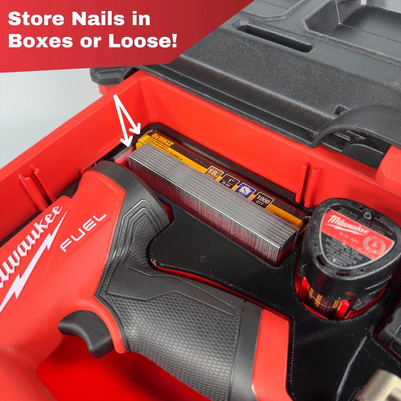 M12 Brad/pin Nailer Kit for Milwaukee PACKOUT Drawers | Custom 3D ...