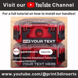 Custom Box Handle | Milwaukee PACKOUT | Small Parts Organizer | (48-22 ...
