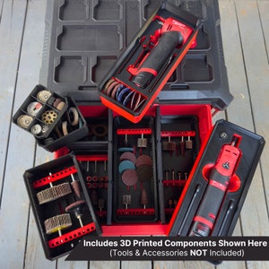 M12 Die Grinders Ultimate Organization Inserts Kit – Milwaukee PACKOUT ...