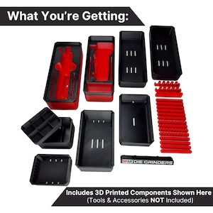 M12 Die Grinders Ultimate Organization Inserts Kit – Milwaukee PACKOUT ...