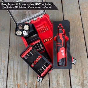 NEW M12 Brushless Rotary Tool Ultimate Organization Inserts Kit ...