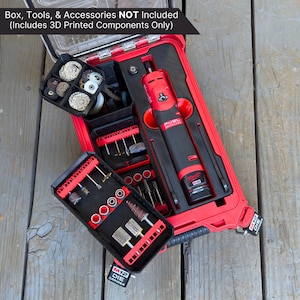 M12 Die Grinder Ultimate Organization Inserts Kit - Milwaukee PACKOUT ...